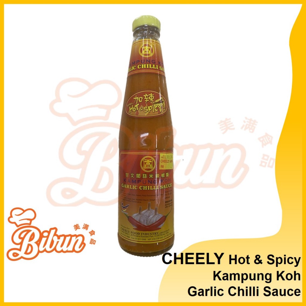 CHEELY Authentic Kampung Koh Extra Hot & Spicy Garlic Chilli Sauce ...
