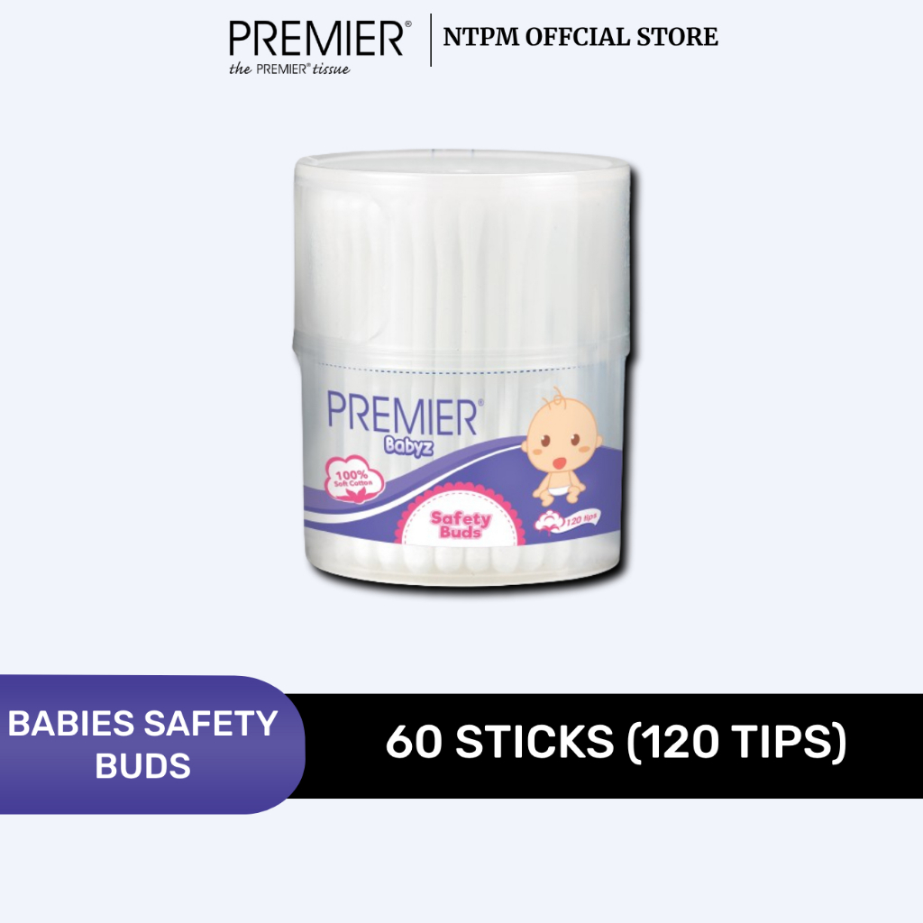 Premier Baby Safety Buds (120 Tips) | Shopee Malaysia