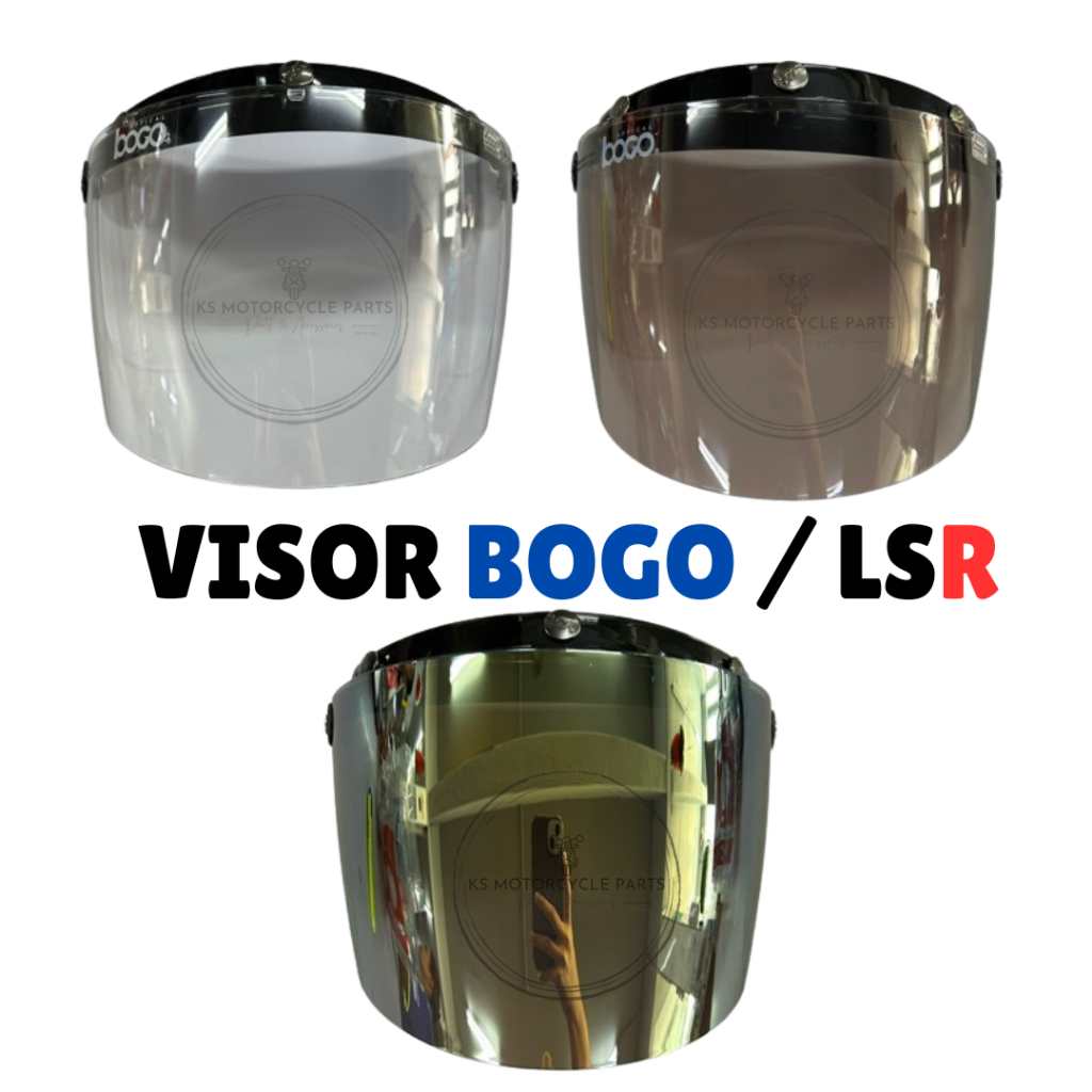 Visor BOGO/LSR/SMOKE/RAINBOW/CLEAR | Shopee Malaysia