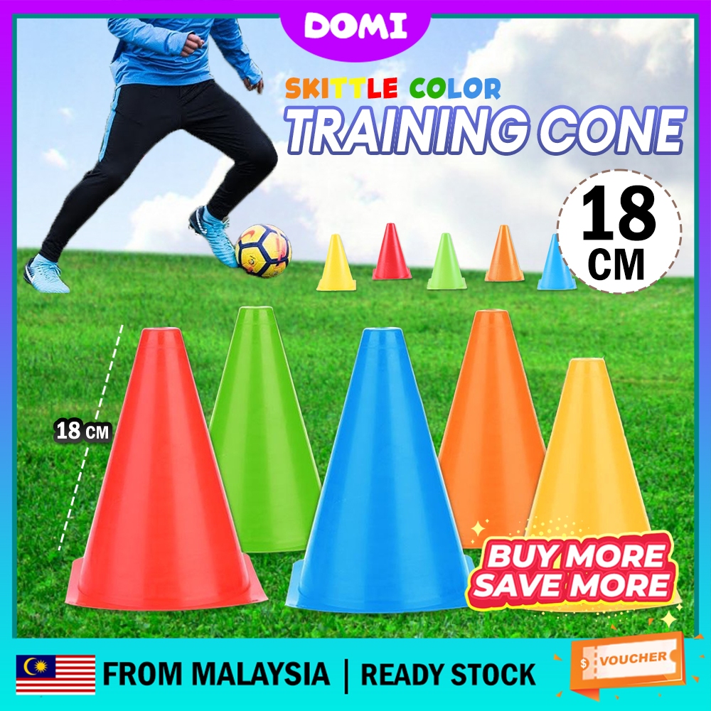 DOMI Colorfull Training Cone School Outdoor Activity Floor Marker Sport ...