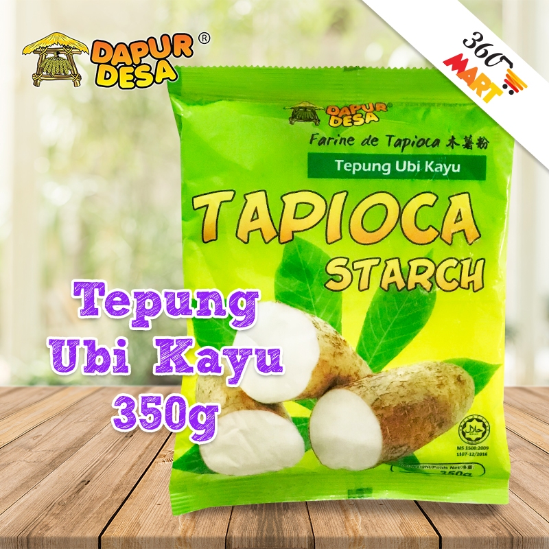 Dapur Desa Tapioca Starch (Tepung Ubi Kayu) 350g | 木薯粉 | Shopee Malaysia