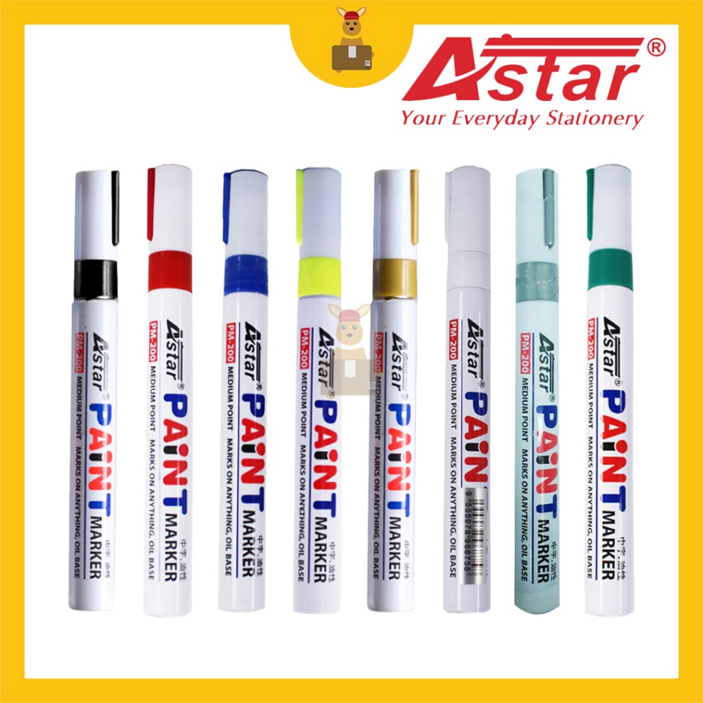 ASTAR Paint Marker Medium Point PM200 (PER PIECE) | Shopee Malaysia