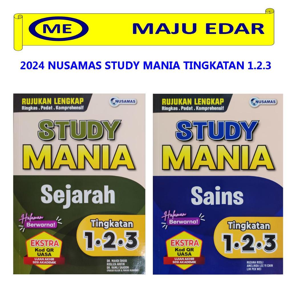 2024 NUSAMAS RUJUKAN LENGKAP STUDY MANIA TINGKATAN 1.2.3 SEJARAH SAINS | Shopee Malaysia