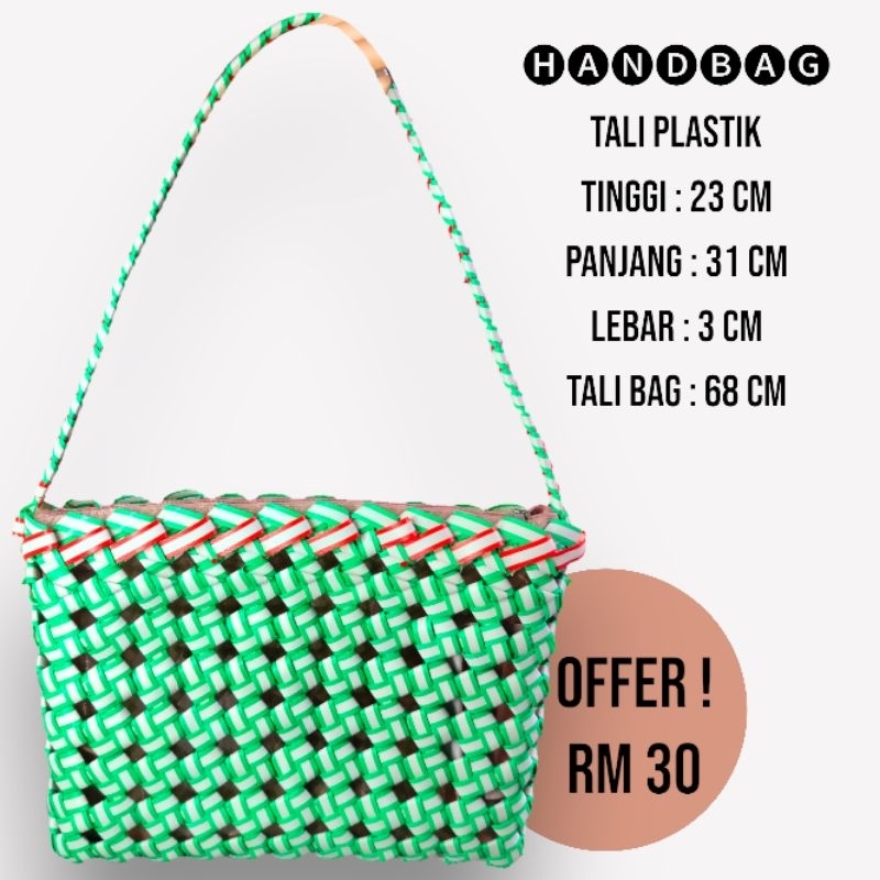 🔥 HOT SALE 🔥 SABAH READY STOCK 💥HANDBAG KRAFTANGAN BAKUL ANYAMAN DARI ...