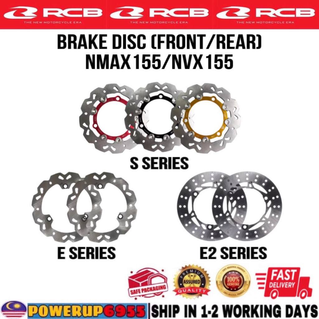 NMAX155 NMAX 155 NVX155 V1 V2 RCB S E E2 SERIES FRONT DEPAN REAR BELAKANG PIRING DISC BRAKE ...