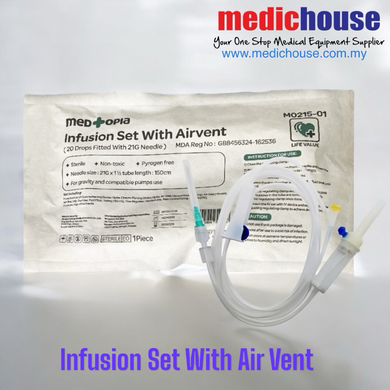 IV DRIP Set ( Infusion Set ) Brand : Meddtopia | Shopee Malaysia
