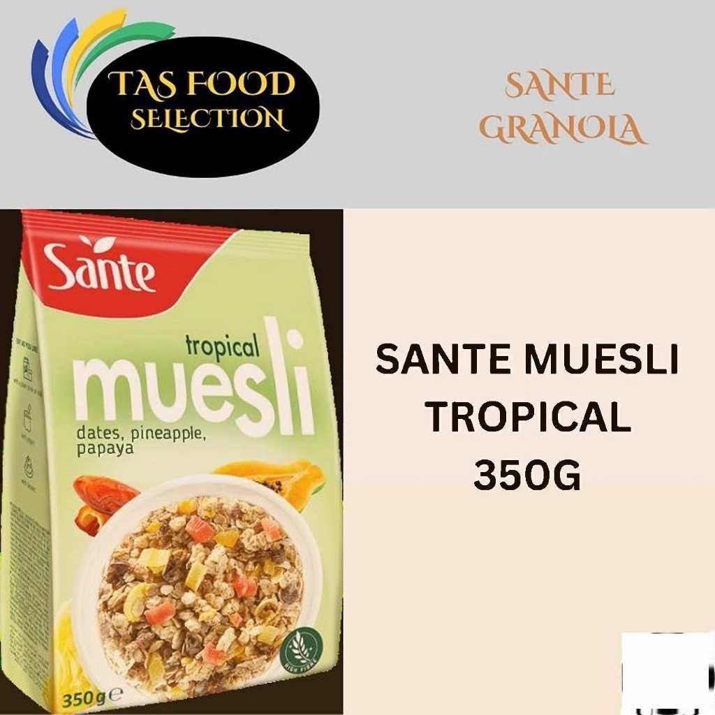 Sante Assorted Whole Grain Granola/ Muesli Traditional/Fruit/Tropical ...