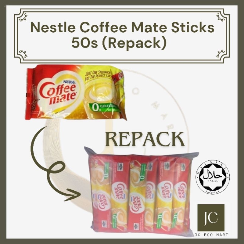 NESTLE COFFEE MATE 50 STICKS X5G (REPACK) | Shopee Malaysia