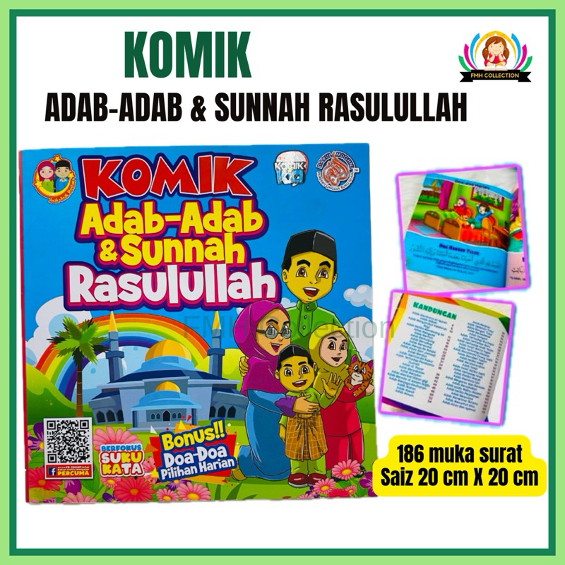 KOMIK ADAB-ADAB & SUNNAH RASULULLAH | Shopee Malaysia