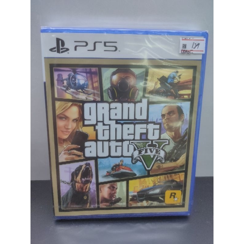 （New Sealed ) Grand Theft Auto V Ps5 Game Disc | Shopee Malaysia