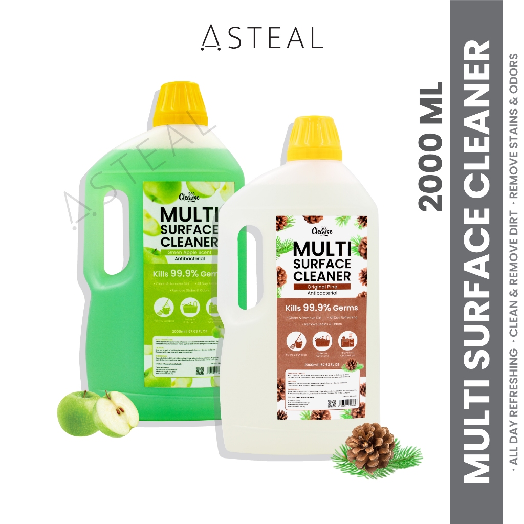 Cleanse360 Anti-Bacterial Multi Surface Cleaner 2000ml - Floor Cleaner ...