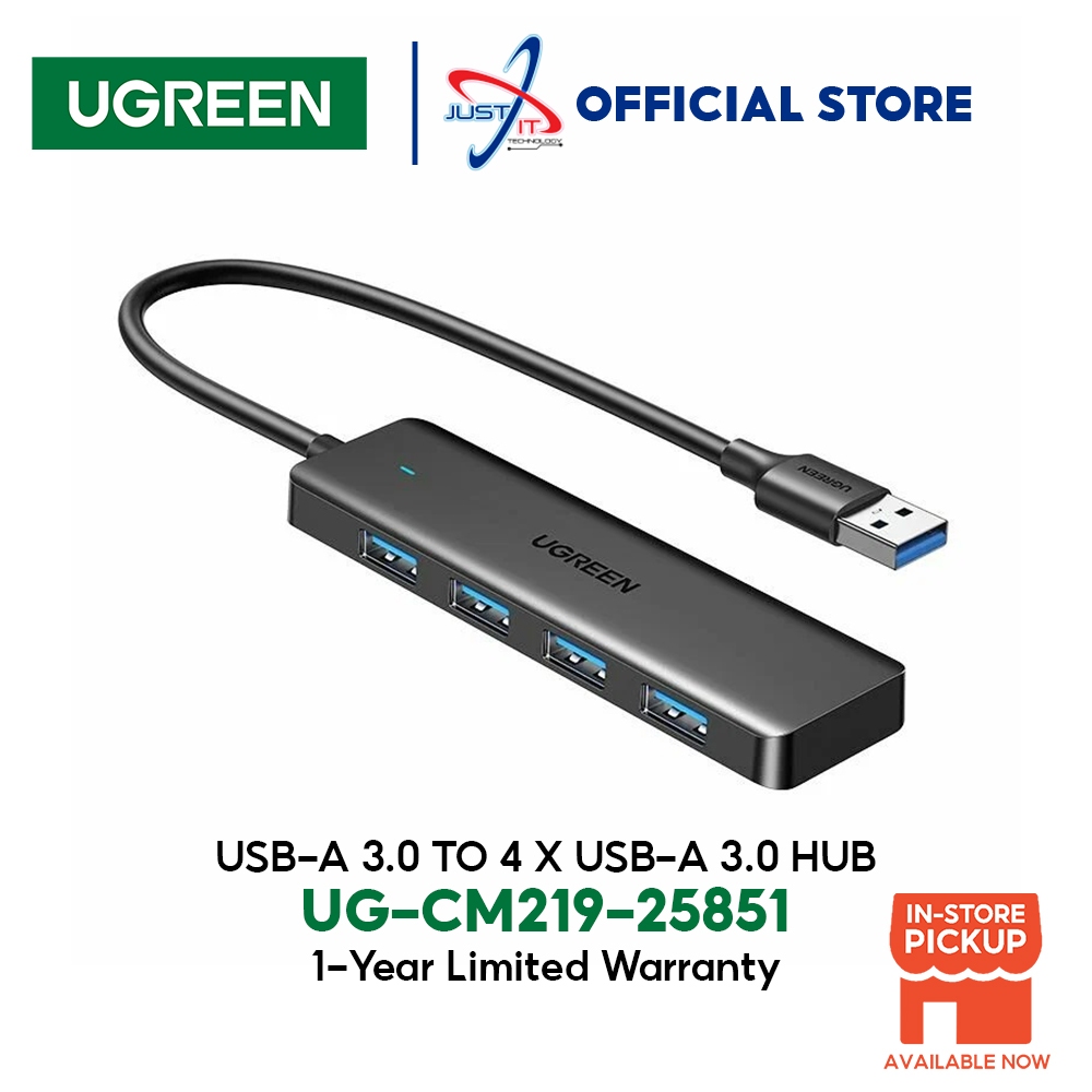 UGREEN USB-A 3.0 To 4 X USB-A 3.0 Hub UG-CM219-25851 | Shopee Malaysia