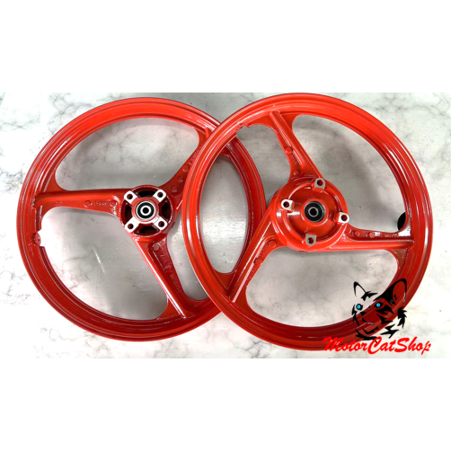 🔥Enkei Sport Rim 3 Batang Oren🔥 Yamaha Y125Z / LC135 5S / LC135-Fi ...