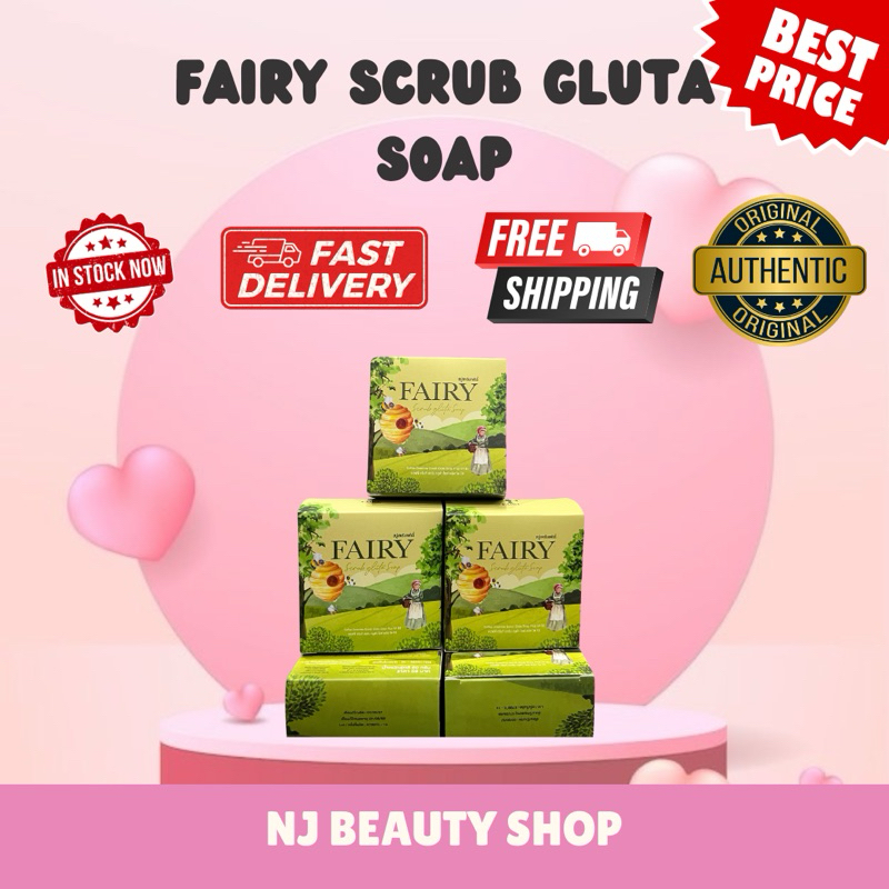 FAIRY SCRUB GLUTA SOAP 💯 ORIGINAL | Shopee Malaysia