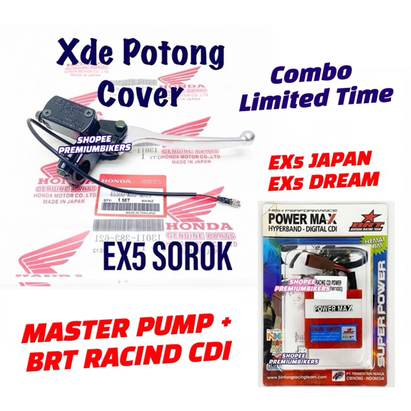 EX5 MASTER PUMP BRAKE KECIL PNP EX5 MASTER PUMP MINI UNIVERSAL PUMP ...