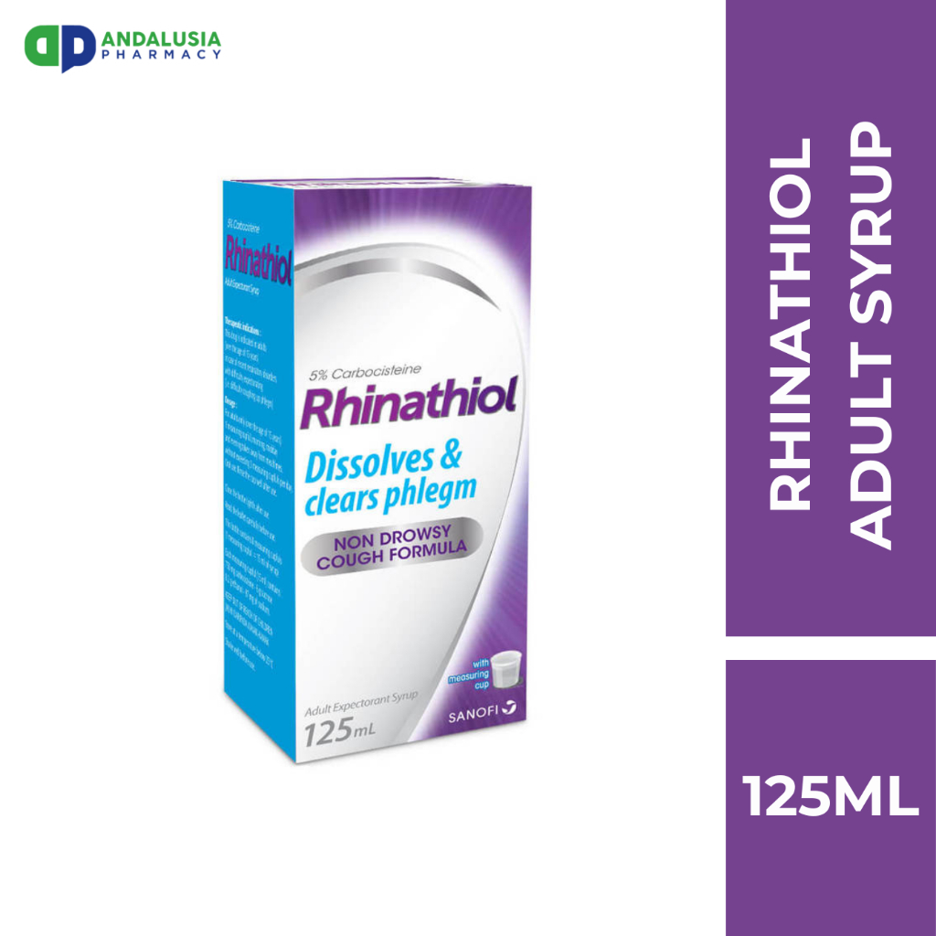 RHINATHIOL ADULT SYRUP 125ML | Shopee Malaysia