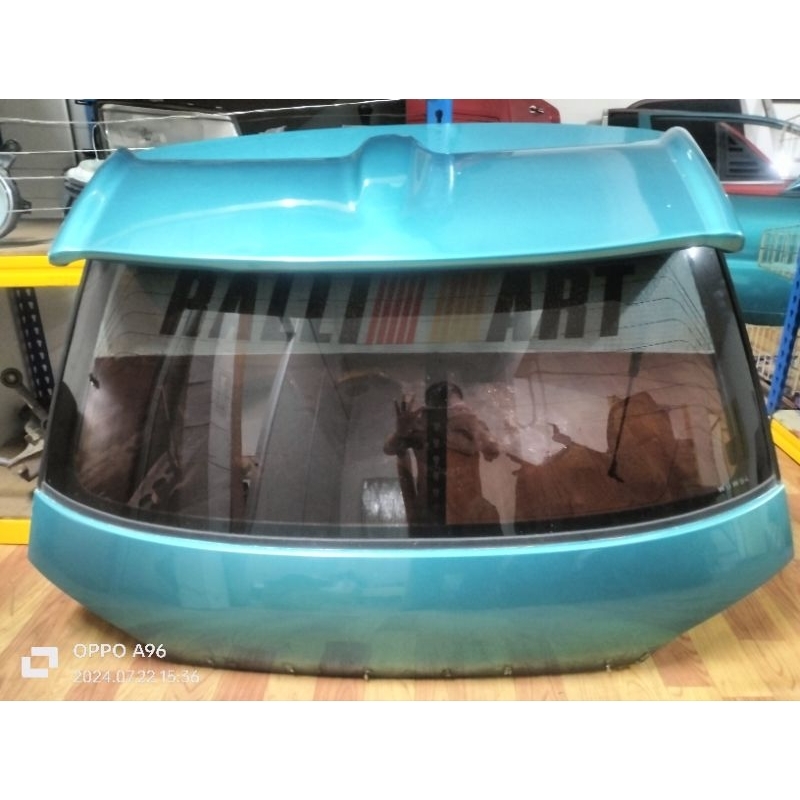 (Used original) proton satria bonnet cyborg belakang & spoiler | Shopee ...