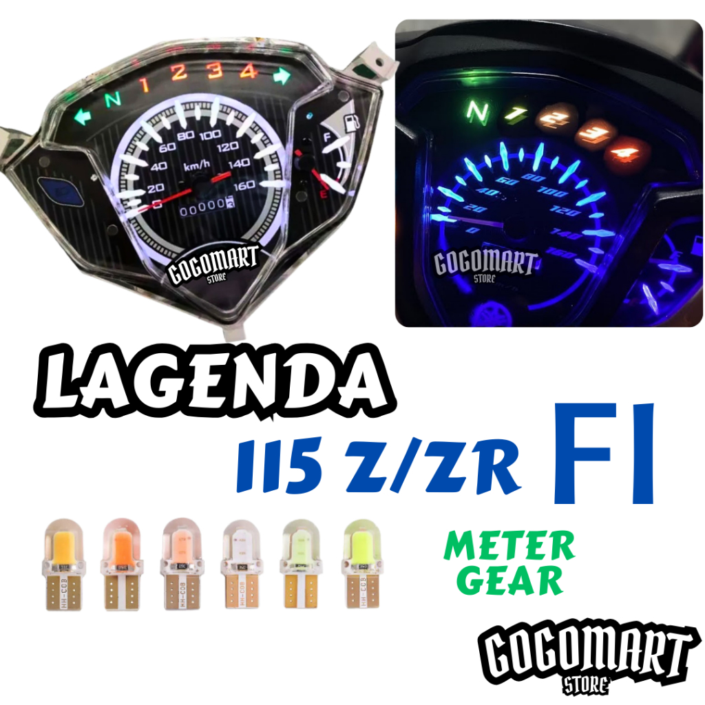YAMAHA LAGENDA 115 FI METER GEAR LED BULB Lampu Meter LED Speedometer ...