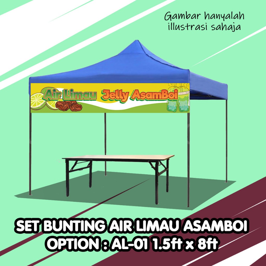 SET BANNER NIAGA AIR LIMAU JELLY ASAM BOI (BERSAIZ BESAR) | Shopee Malaysia