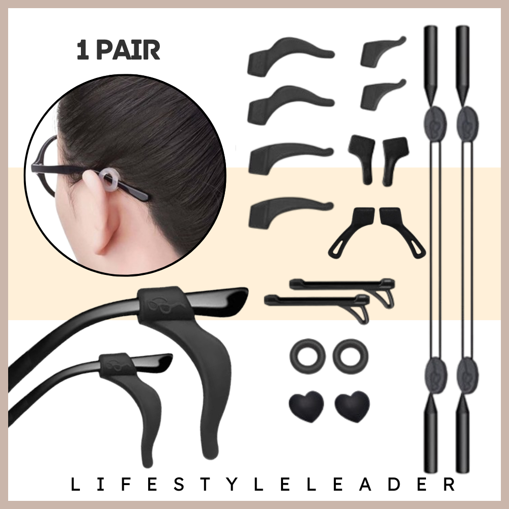 Anti Slip Glasses Ear Hook Silicone for Sport Spectacles Anti Slip Hook ...