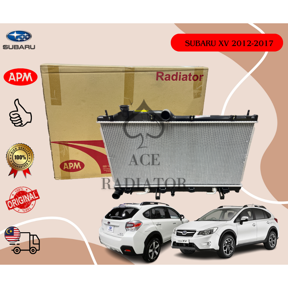 ORIGINAL APM RADIATOR ASSY SUBARU XV 2012-2017 AT | Shopee Malaysia