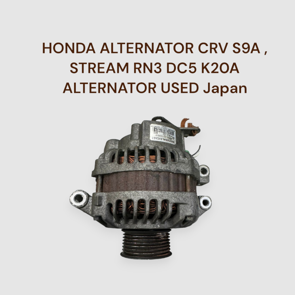 HONDA ALTERNATOR CRV S9A , STREAM RN3 DC5 K20A ALTERNATOR USED JAPAN | Shopee Malaysia