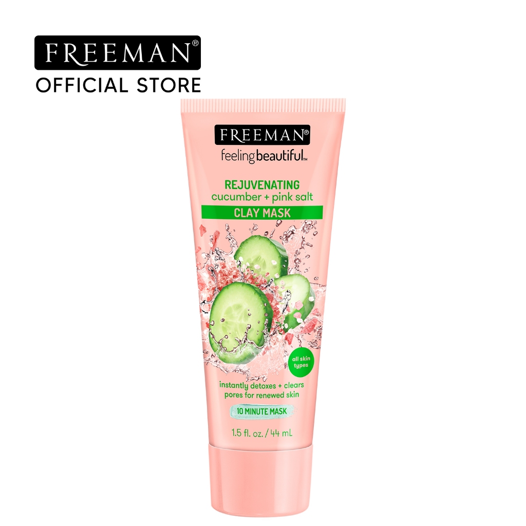 (Mini Tube) Freeman Beauty Rejuvenating Cucumber and Pink Salt Clay ...