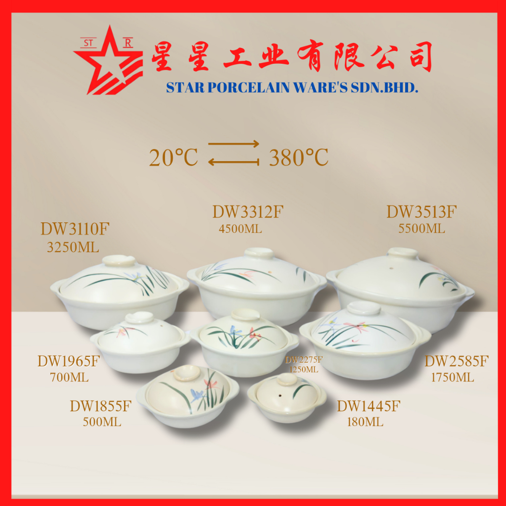 CERAMIC CLAYPOT NEW STOCK HEAT RESISTANT CLAY POT 深砂锅 深煲 米白色 砂煲鸡饭 肉骨茶 ...