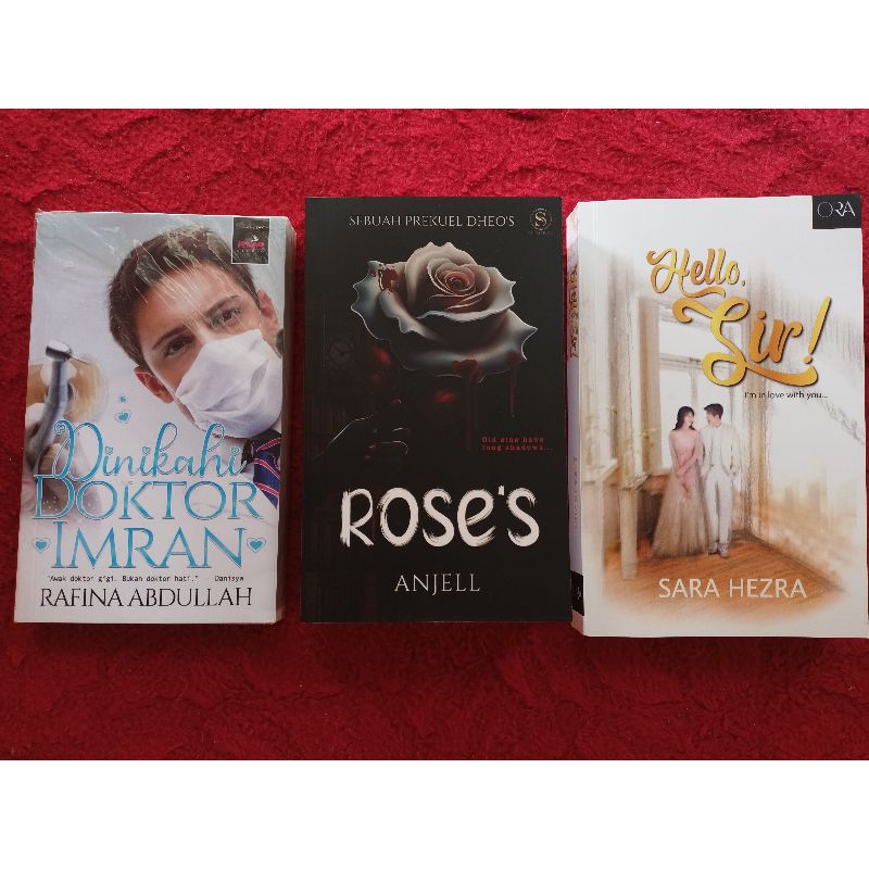 Rose's Anjell kombo - Hello Sir ! + Dinikahi Doktor Imran | Shopee Malaysia
