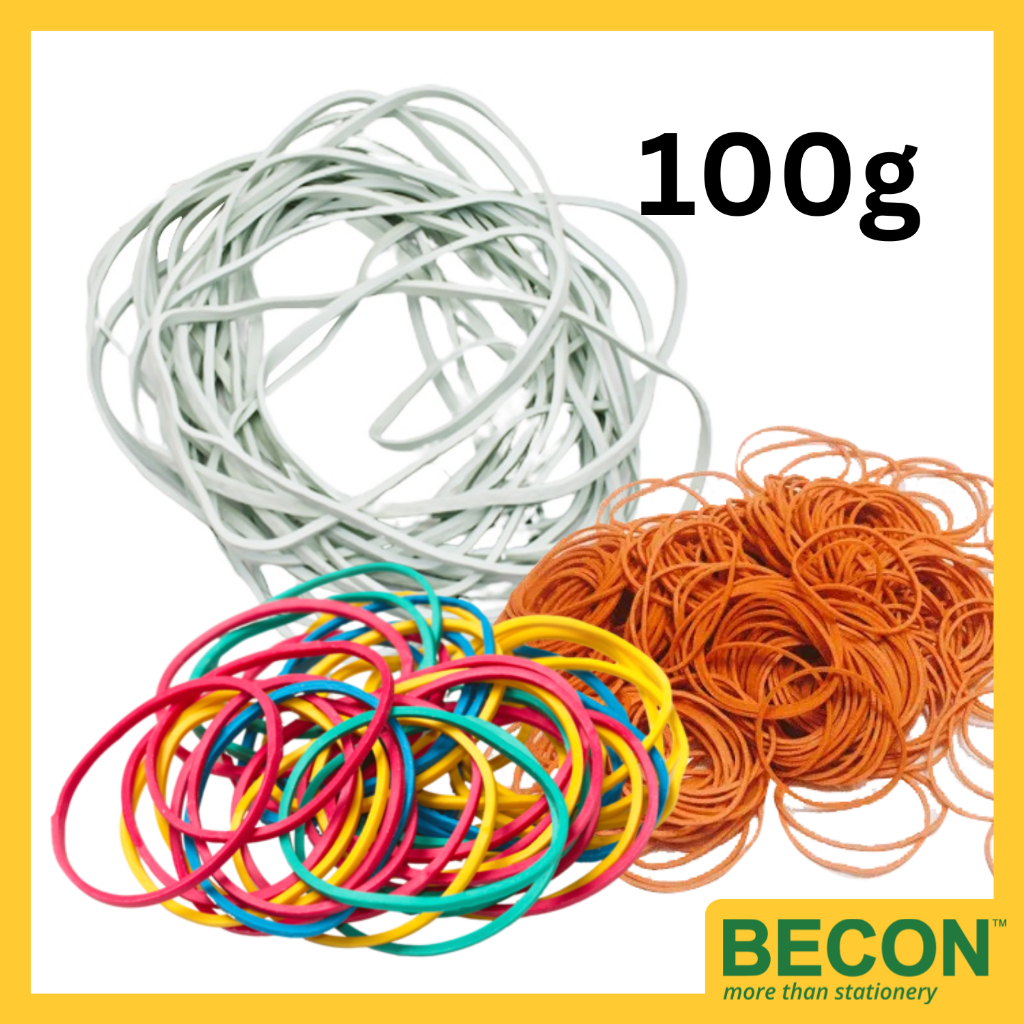 UEW Rubber Band Colour | Brown | White [ 100g ] | Shopee Malaysia