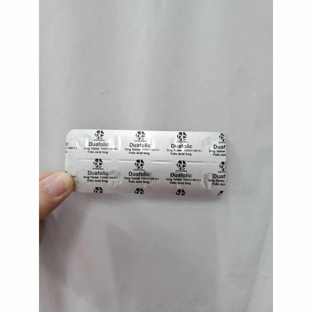 Duopharma Duafolic Folic Acid 5mg 10's/stp | Shopee Malaysia