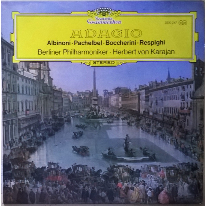 Adagio Albinoni / Pachelbel - Karajan/Berliner Phil (Lp Album ...