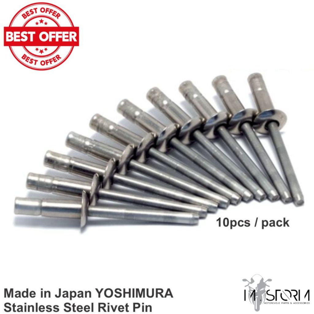 🔥OFFER🔥 Rivet Pin Stainless Steel - 5cm - (10Pcs / Pack) | Shopee Malaysia