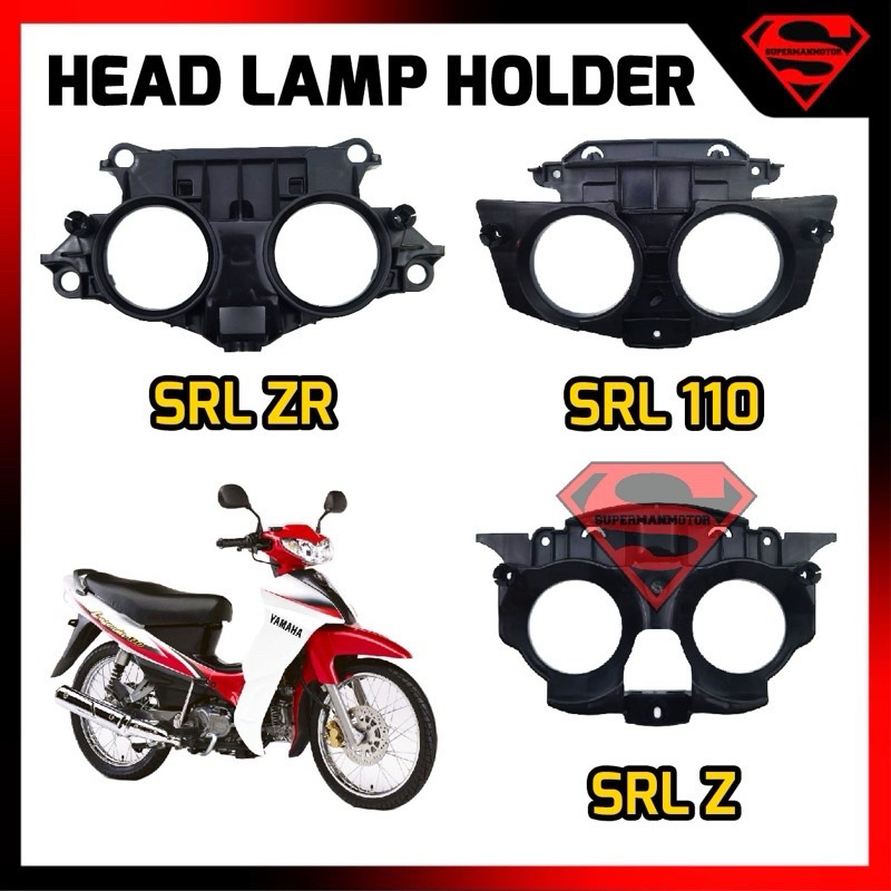HEAD LAMP HOLDER LAGENDA 110 Z / SRL 110 ZR / LAGENDA110 Z / ZR LAGENDA 110 LAMPU DEPAN BRACKET ...