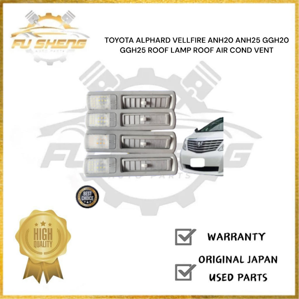 TOYOTA ALPHARD VELLFIRE ANH20 ANH25 GGH20 GGH25 ROOF LAMP ROOF AIR COND ...