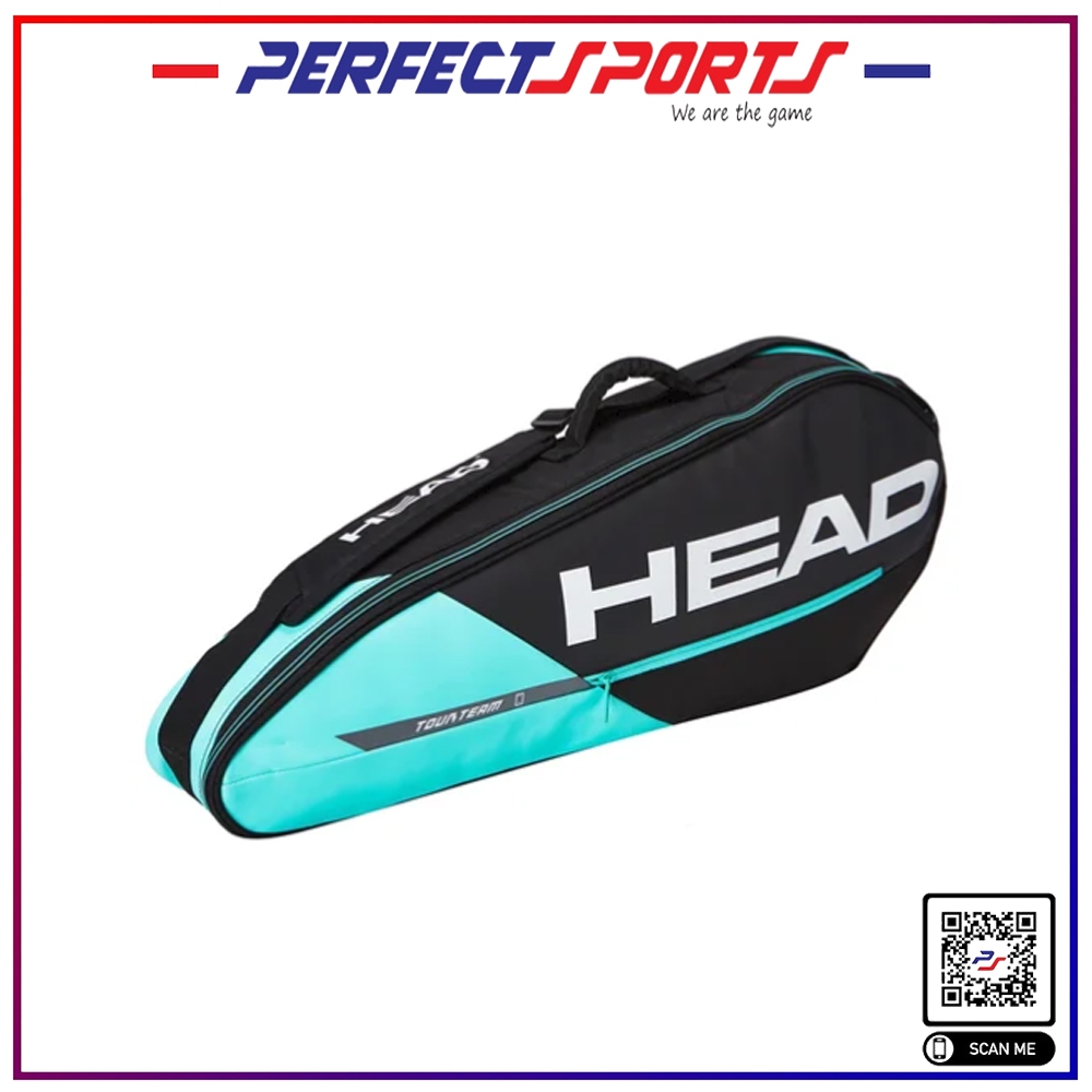 HEAD TOUR TEAM 3R SPORT BAG BLACK/MINT | Shopee Malaysia