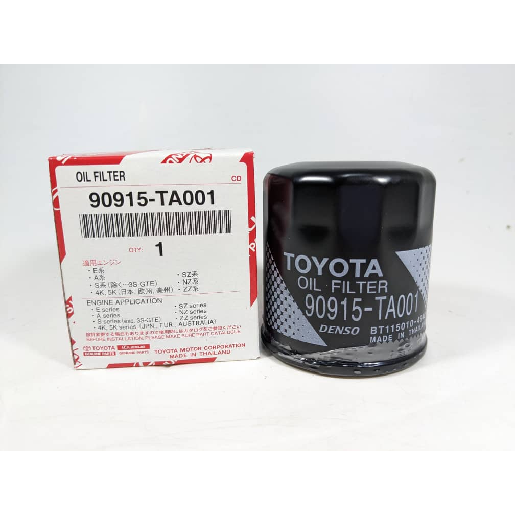ORIGINAL Toyota Oil Filter 90915-YZZE1 90915-TA001 for VIOS NCP42 NCP93 ...