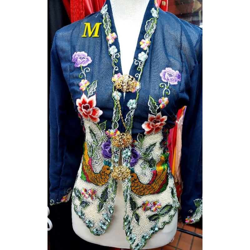 Kebaya Sulam Nyonya Traditional Limited Edition Hand Made(M) | Shopee Malaysia