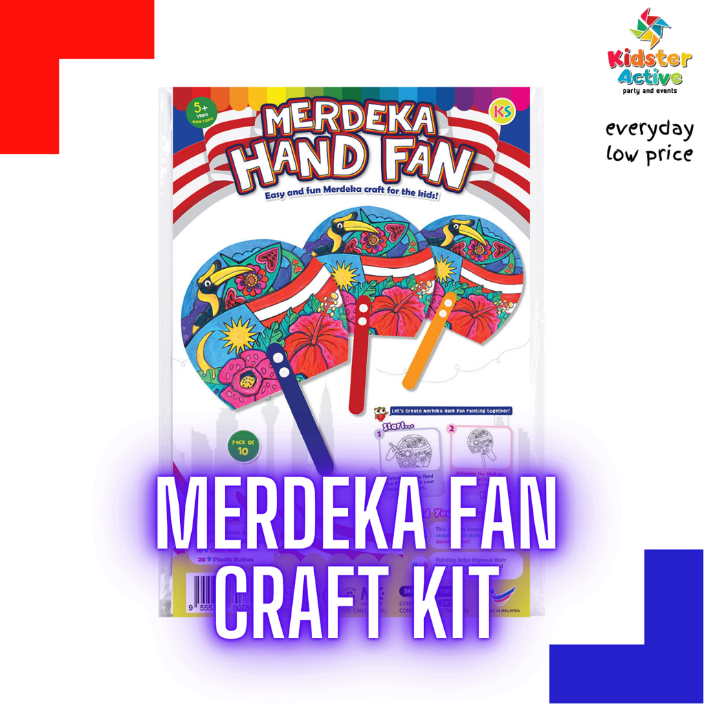 Merdeka Paper Fan - Pack of 10 | Shopee Malaysia