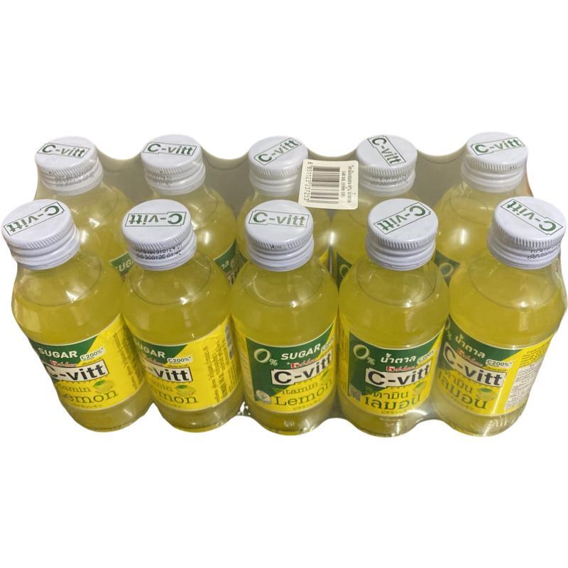 (237246) C-vitt 零糖柠檬味 140ml 10 瓶 expiry date 30-1-2025 C-vitt zero sugar lemon flavour 140ml 10 ...