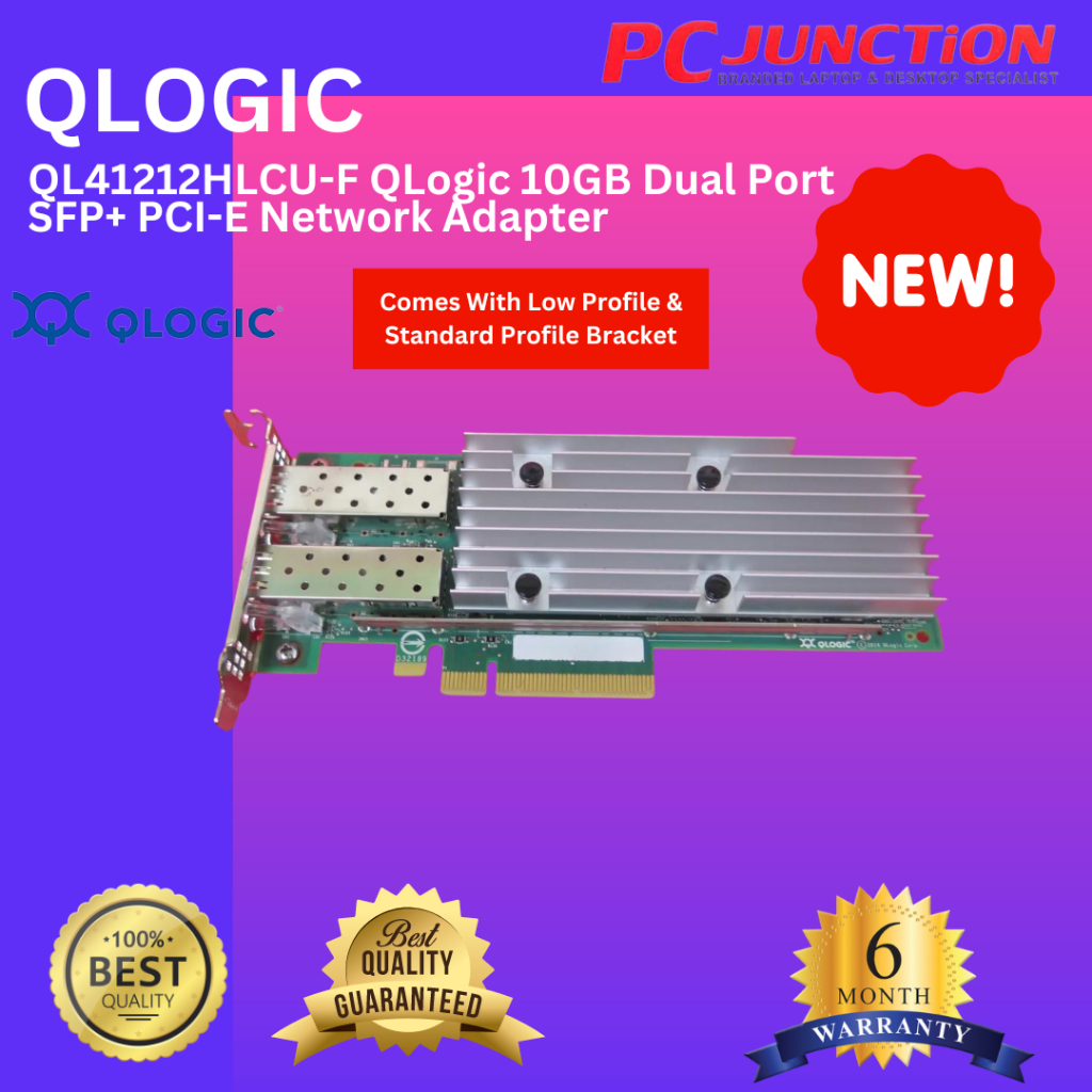 QLogic QL41212HLCU-F 10GB Dual Port SFP+ PCI-E Network Adapter | Shopee ...