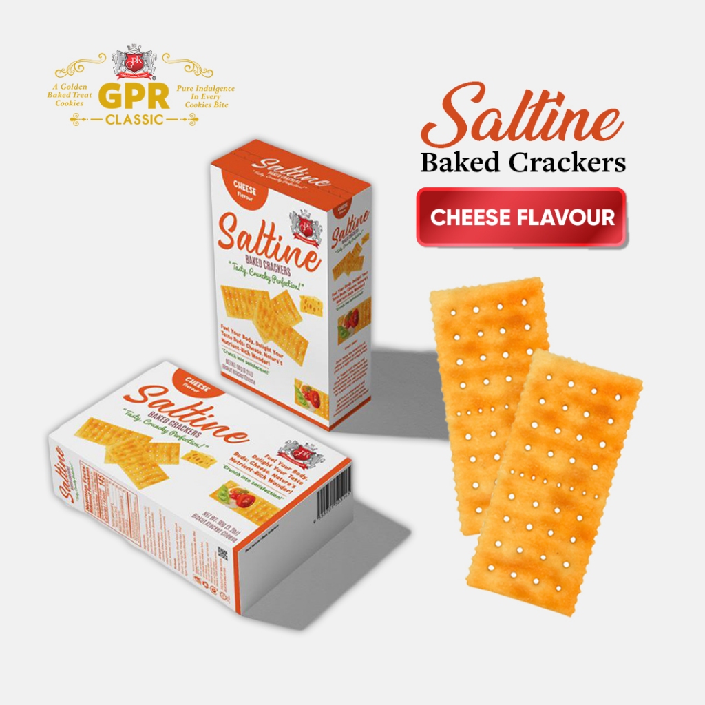 GPR Classic Saltine Baked Crackers Plain Cracker - Cheese/Sea Salt ...