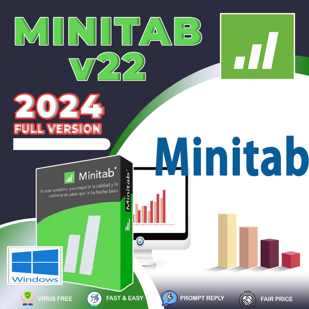Minitab v22 Latest Full Version | Lifetime | Data Analysis Statistical ...