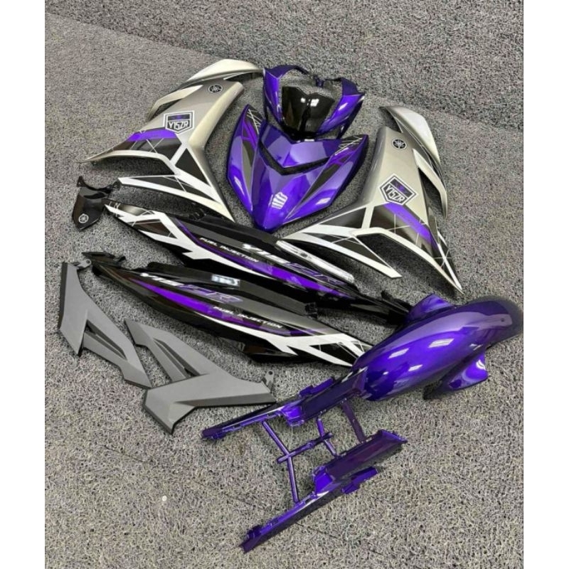 Y15 V1 V2 VITENAM PURPLE SILVER COVER SET TAMPAL SIAP STICKER | Shopee ...