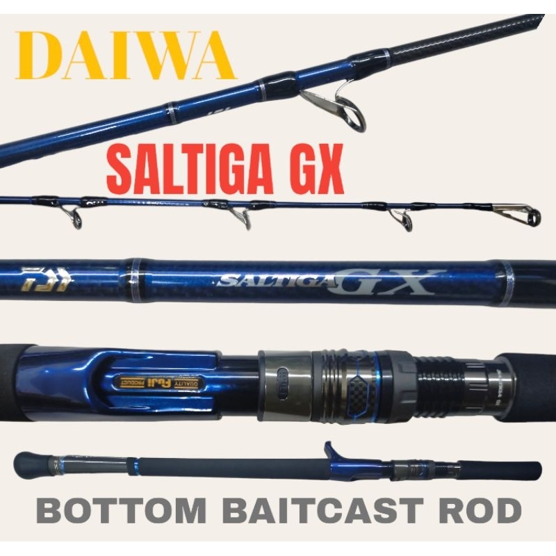 2024 DAIWA SALTIGA GX BOTTOM BAITCAST FISHING ROD | Shopee Malaysia