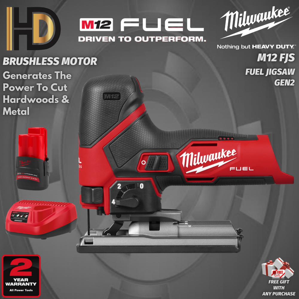 Milwaukee M12 FJS Fuel Jigsaw / Milwaukee Brushless Motor Jigsaw ...
