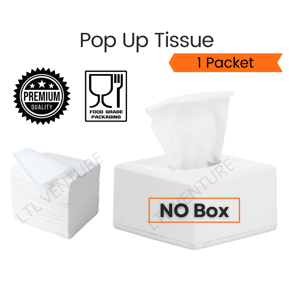 Pop Up Tissues 1 Ply/250Pcs/400Pcs/Virgin pulp Tissue | Shopee Malaysia