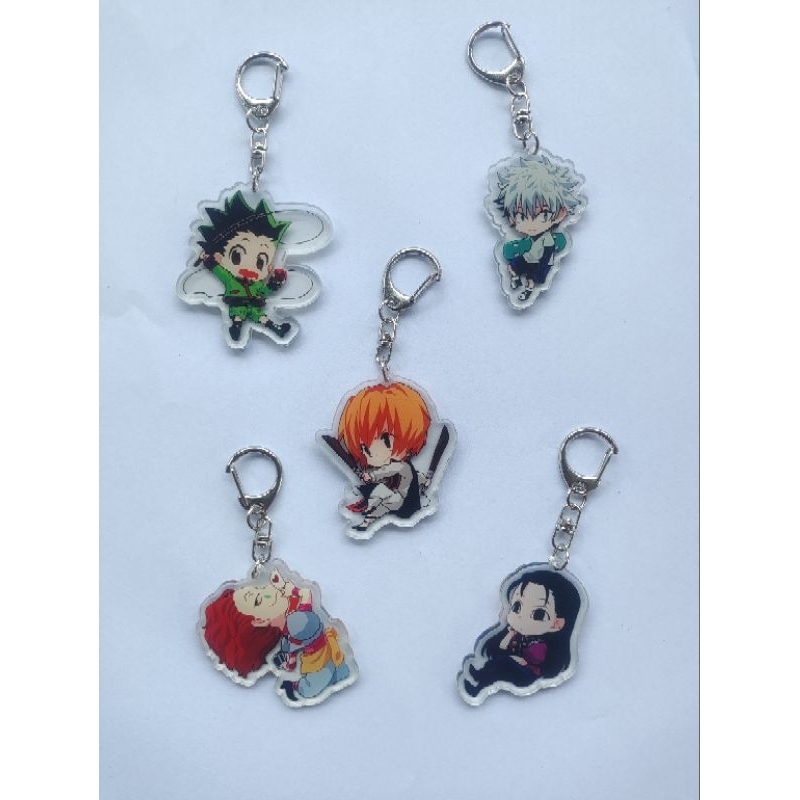 Hunter X Hunter Double Sided Acrylic Keychain- Gon,Killua,Kurapika ...