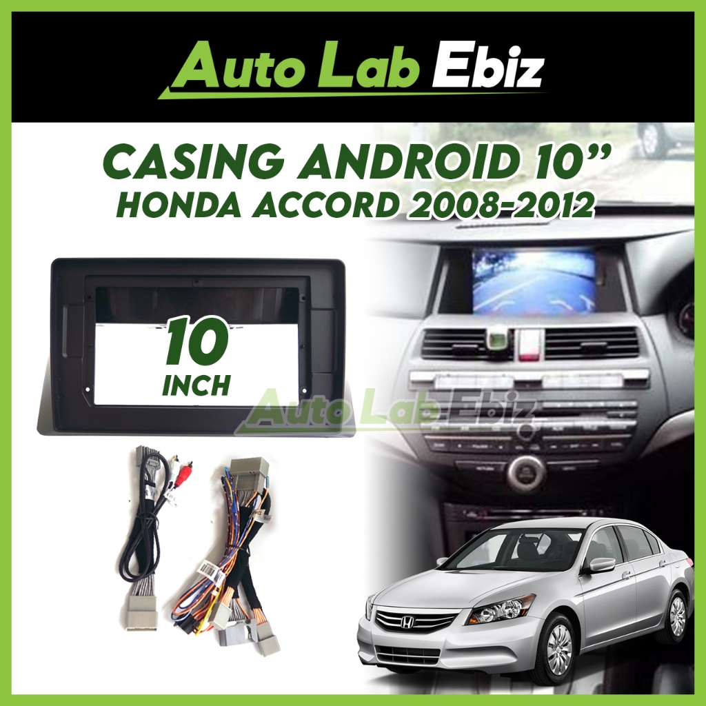 HONDA ACCORD 2008-2012 Android Player Casing 10" inch with Socket Power ...