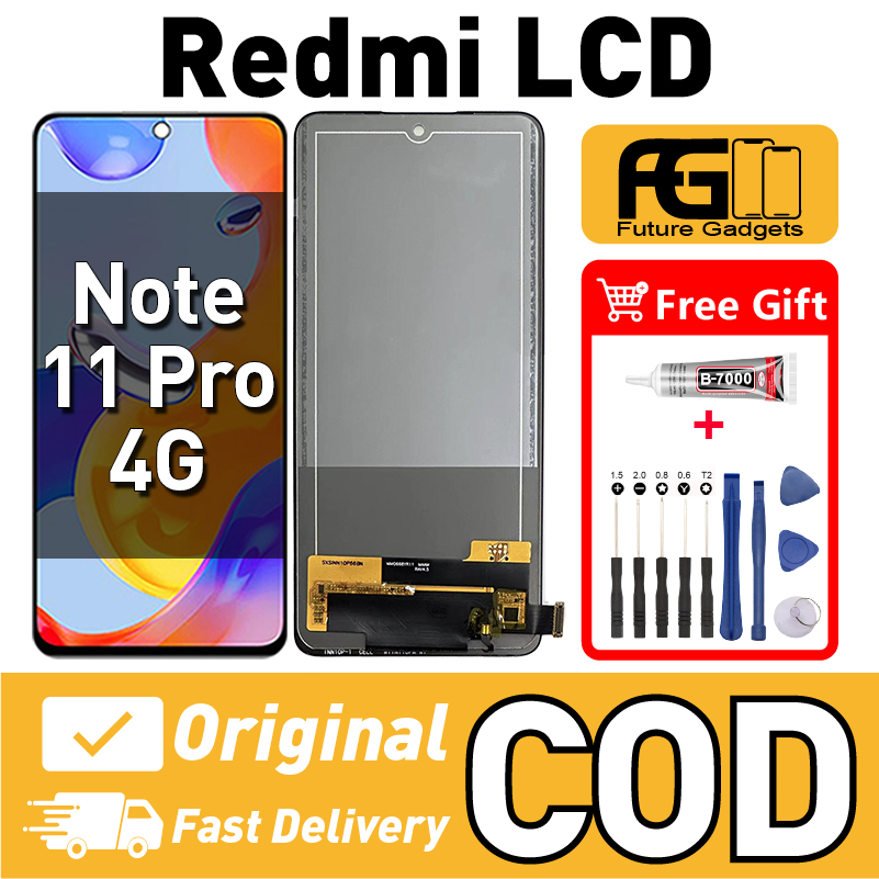 LCD redmi Note 11 Pro 4G Compatible For ORIGINAL LCD Skrin Touch Screen ...